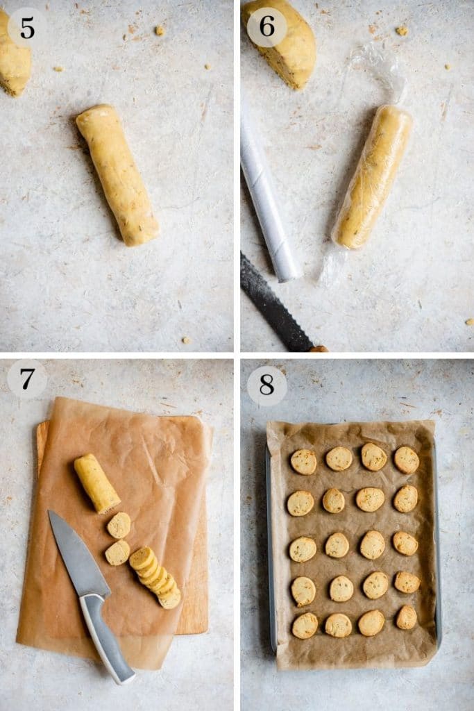 Parmesan Cheese Cookies (Savoury Shortbread) - Inside The Rustic Kitchen