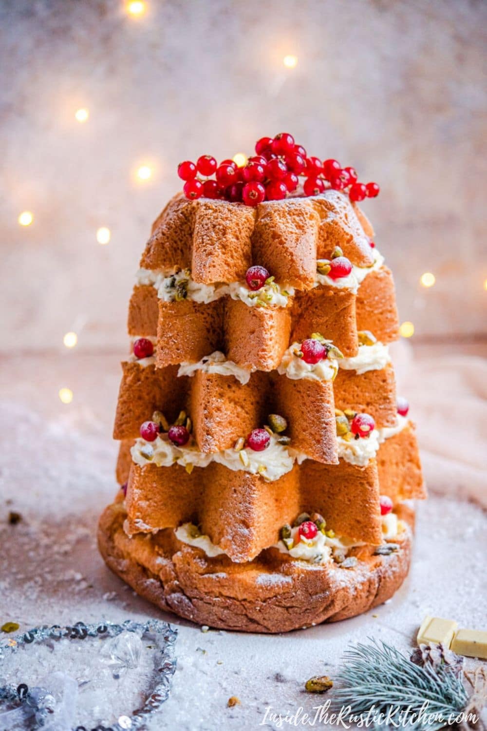 Pandoro Christmas Tree Cake (Italian Christmas Cake) - Inside The ...