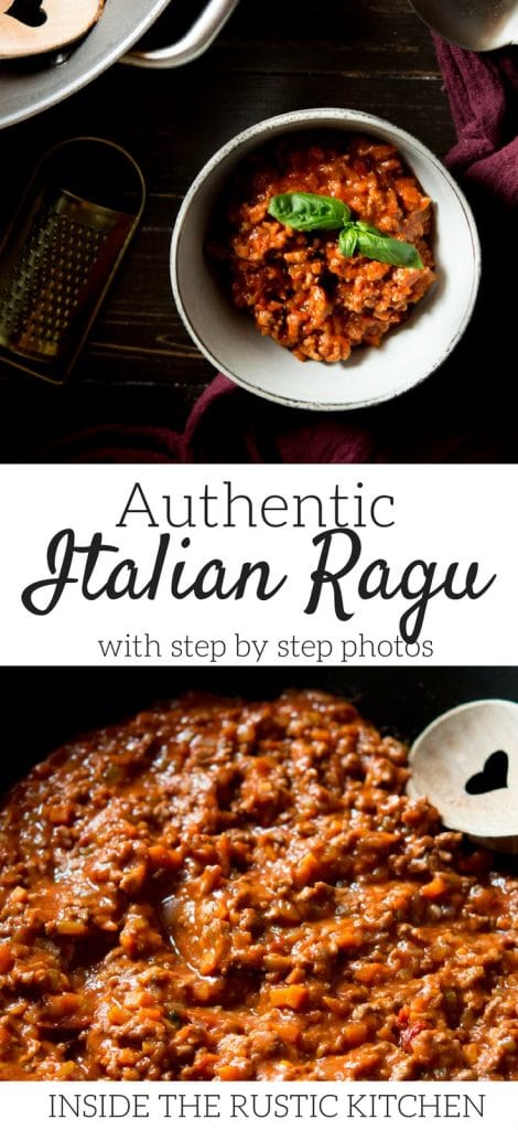 Italian Beef Ragu - A Classic Recipe - Inside The Rustic Kitchen