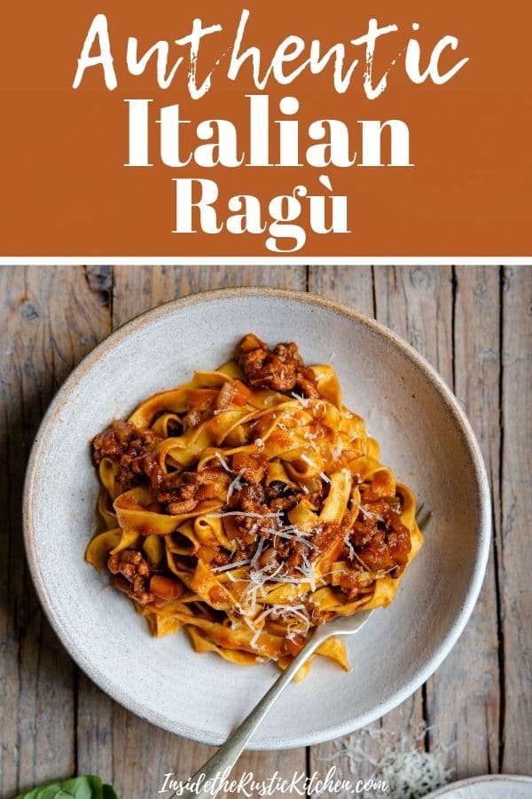Italian Beef Ragu - A Classic Recipe - Inside The Rustic Kitchen