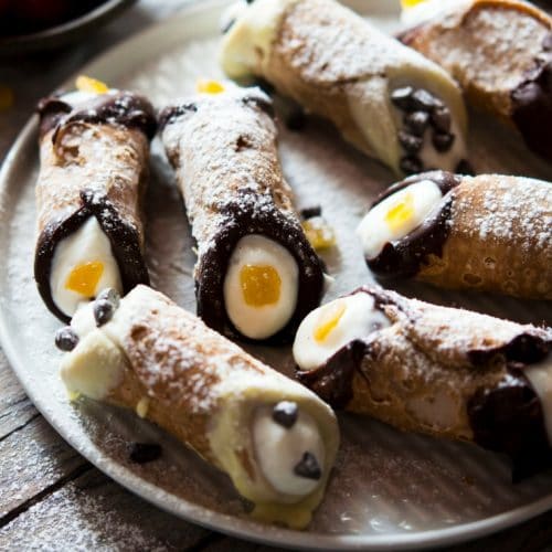 Mini Cannoli - Perfect For Parties - Inside The Rustic Kitchen