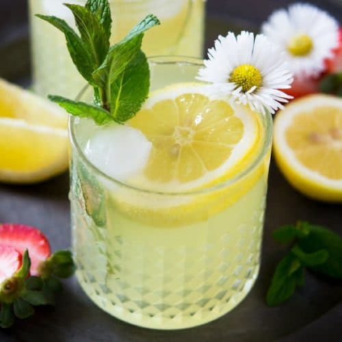 Sparkling Limoncello Cocktail - Inside The Rustic Kitchen