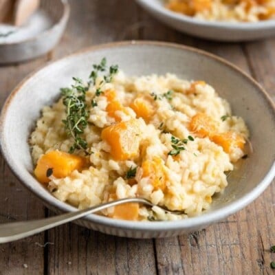 Butternut Squash Risotto With Thyme - Inside The Rustic Kitchen
