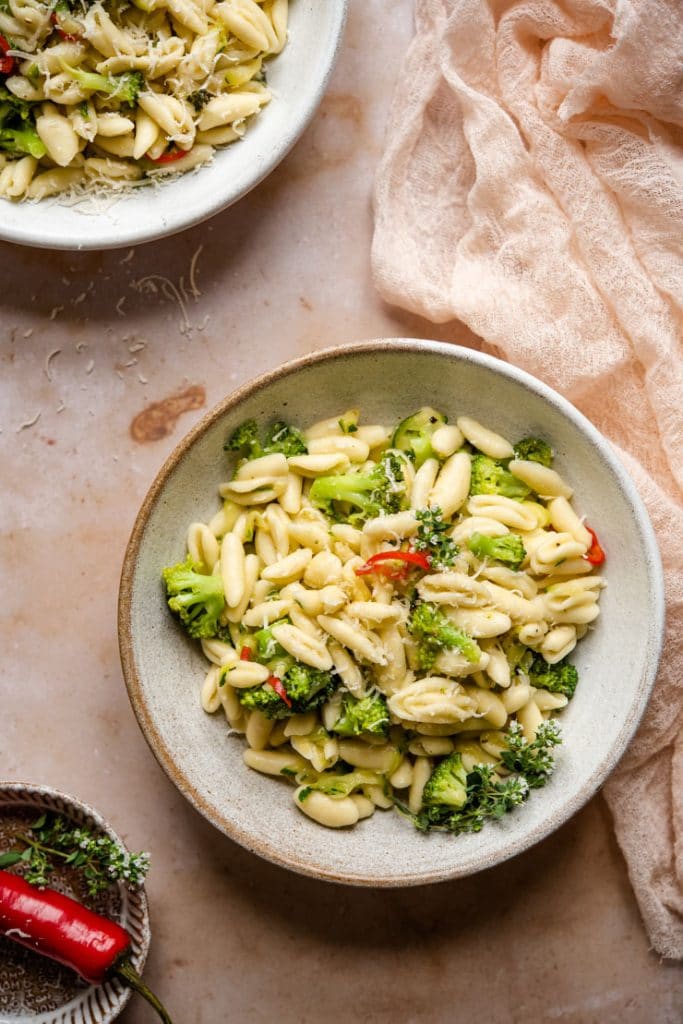 Cavatelli and Broccoli Pasta - Inside The Rustic Kitchen