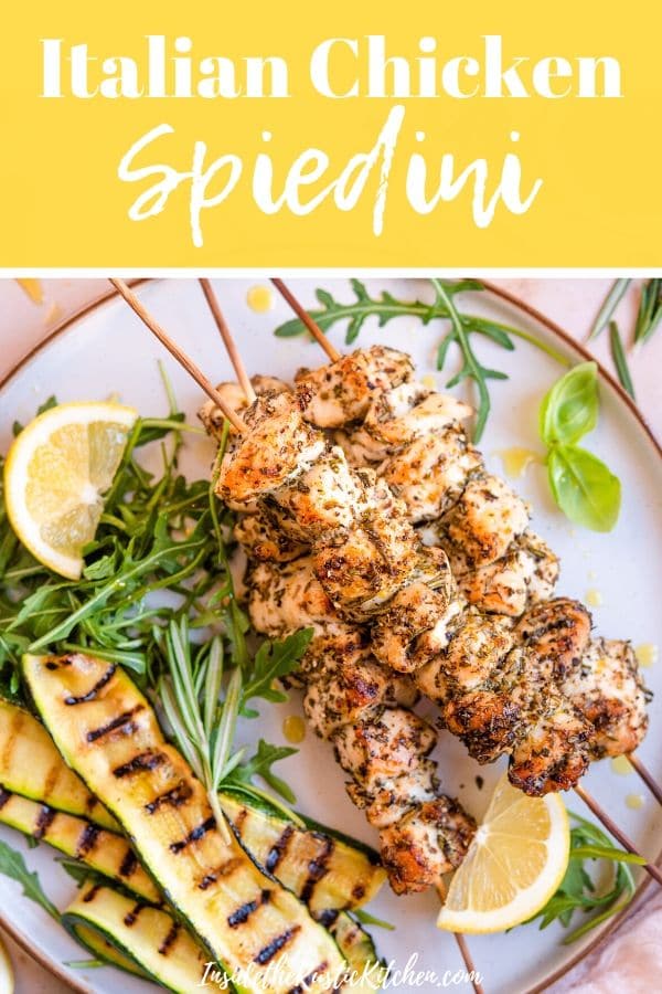 Chicken Spiedini - Grilled Chicken Skewers - Inside The Rustic Kitchen