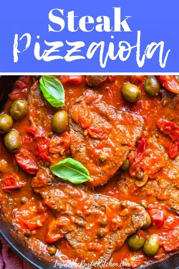 Steak Pizzaiola - (Carne alla Pizzaiola) - Inside The Rustic Kitchen