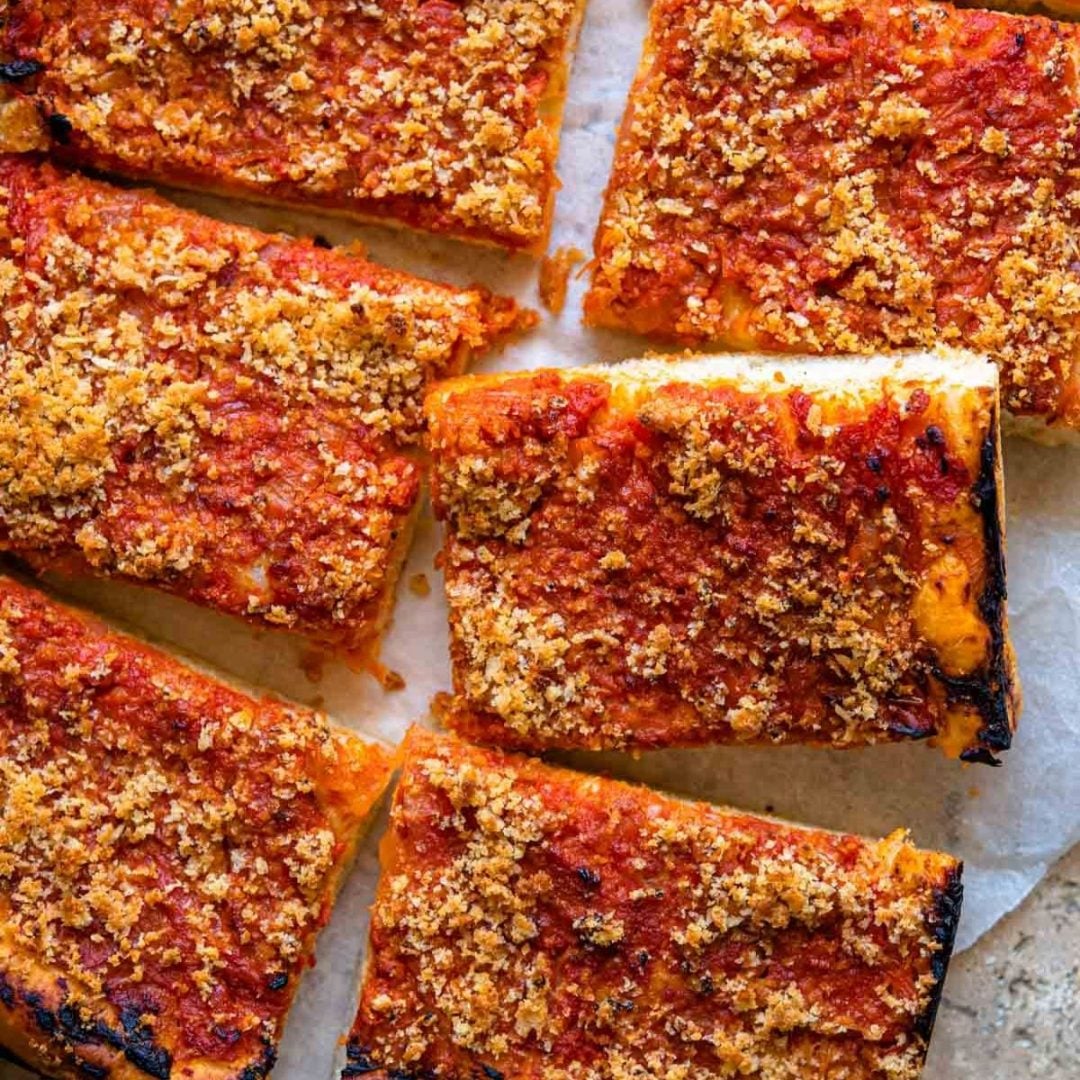 Sicilian Pizza (Lo Sfincione) - Inside The Rustic Kitchen