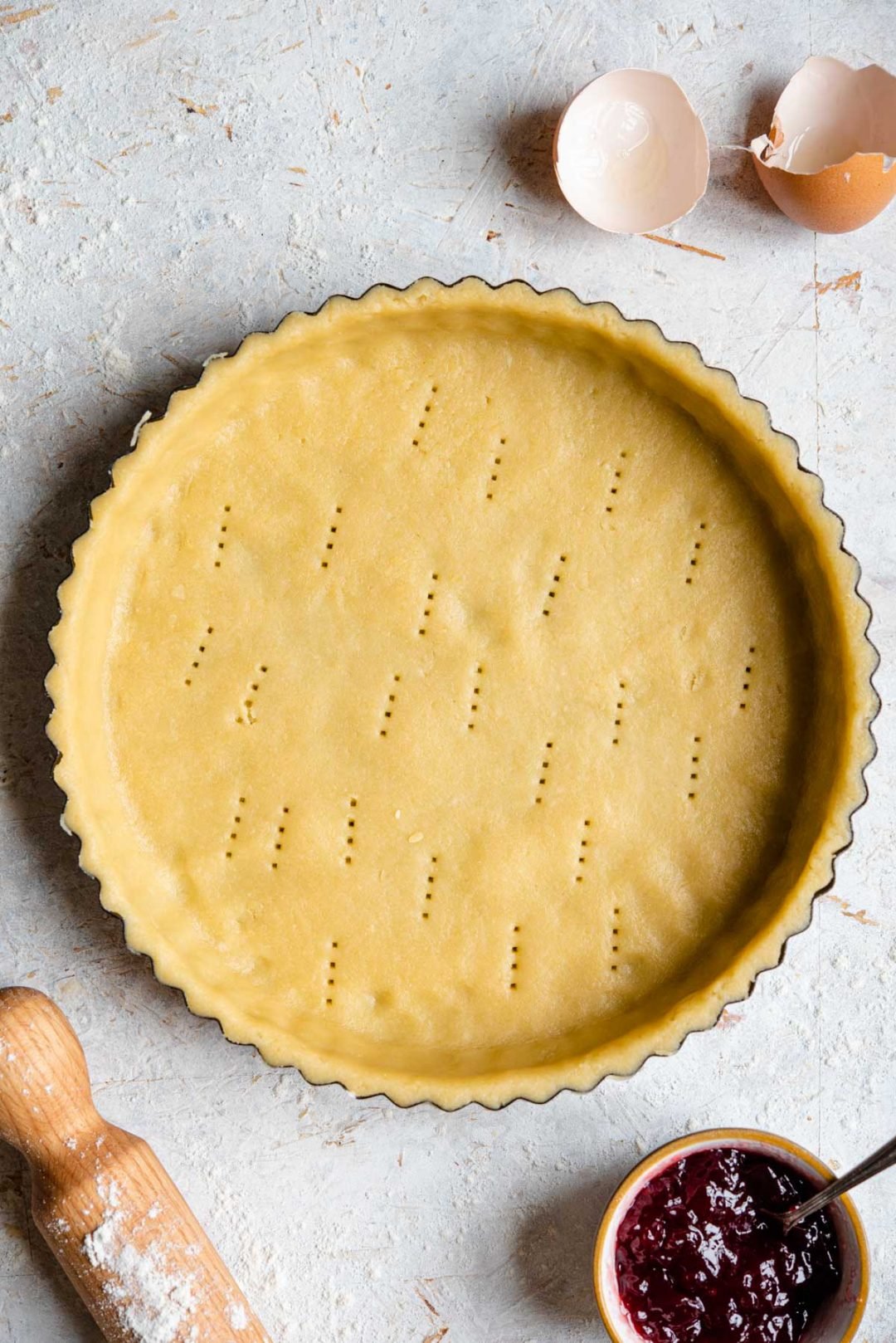 Italian Sweet Shortcrust Pastry: Pasta Frolla - Inside The Rustic Kitchen