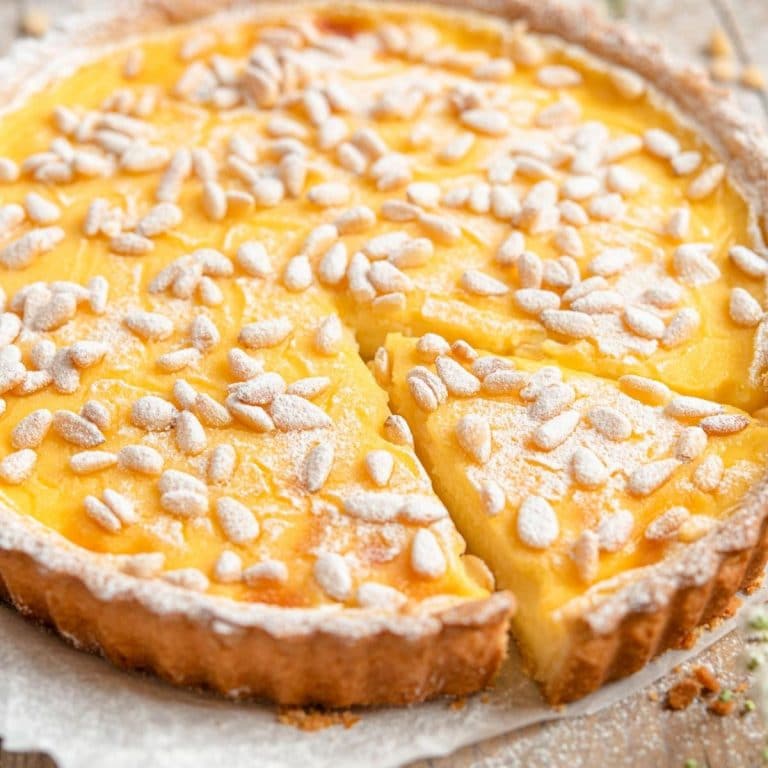 Torta della Nonna: Italian Custard Tart - Inside The Rustic Kitchen