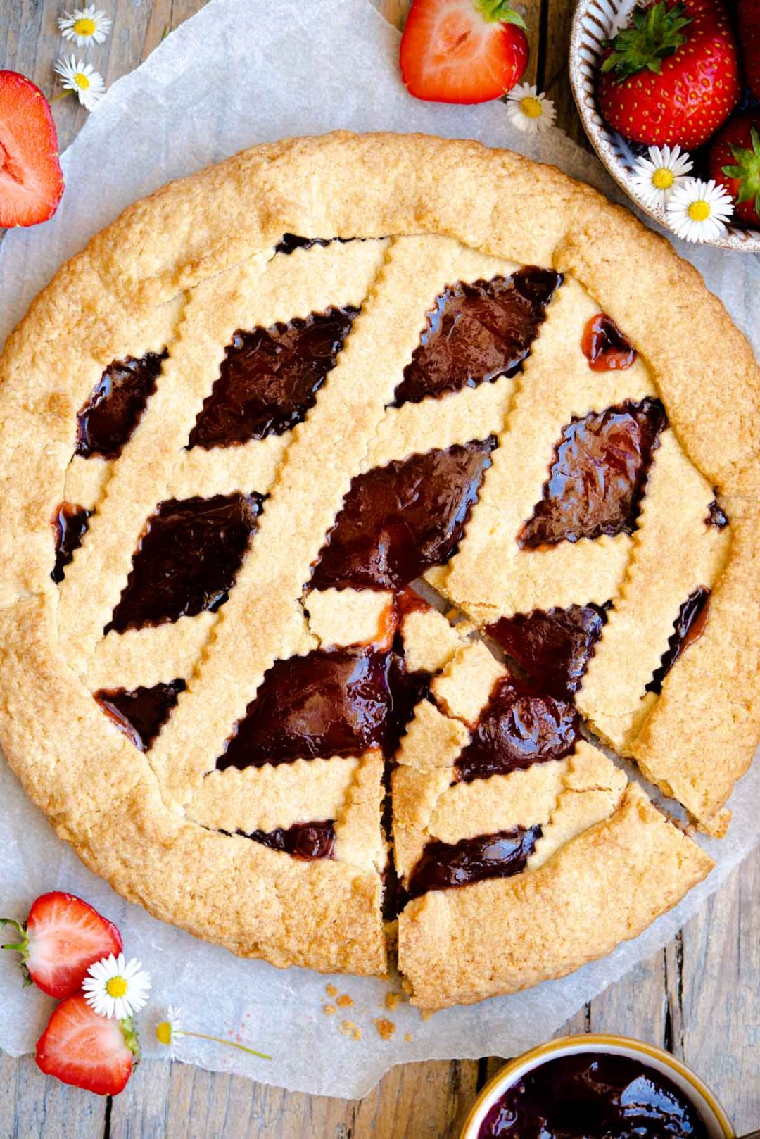 Italian Crostata (Jam Tart) - Inside The Rustic Kitchen