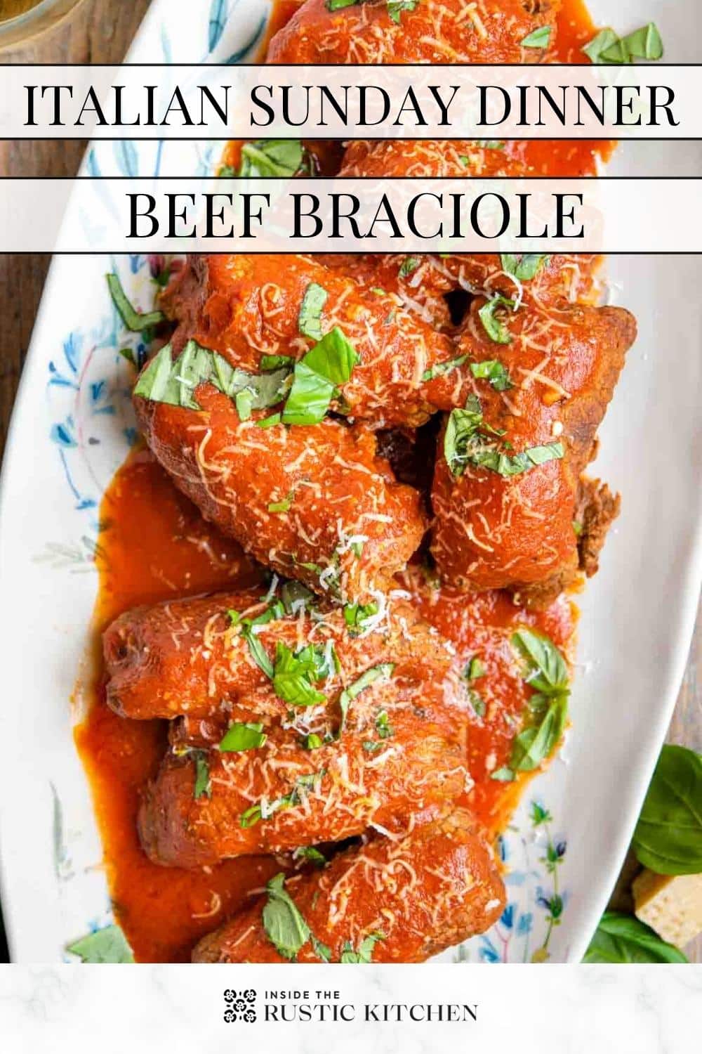 Italian Beef Braciole (Braciole al Sugo Pugliesi) - Inside The Rustic ...