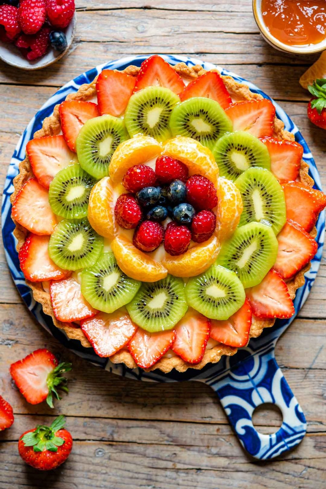 Crostata di Frutta (Italian Fruit Tart) - Inside The Rustic Kitchen