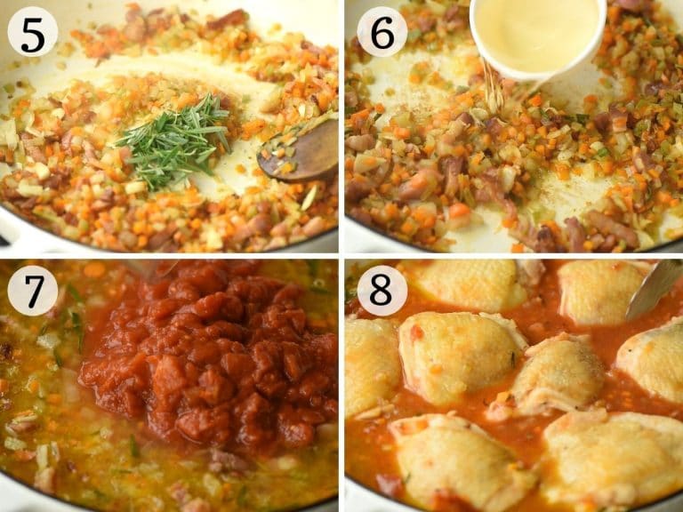 Chicken Cacciatore - Pollo alla Cacciatora - Inside The Rustic Kitchen