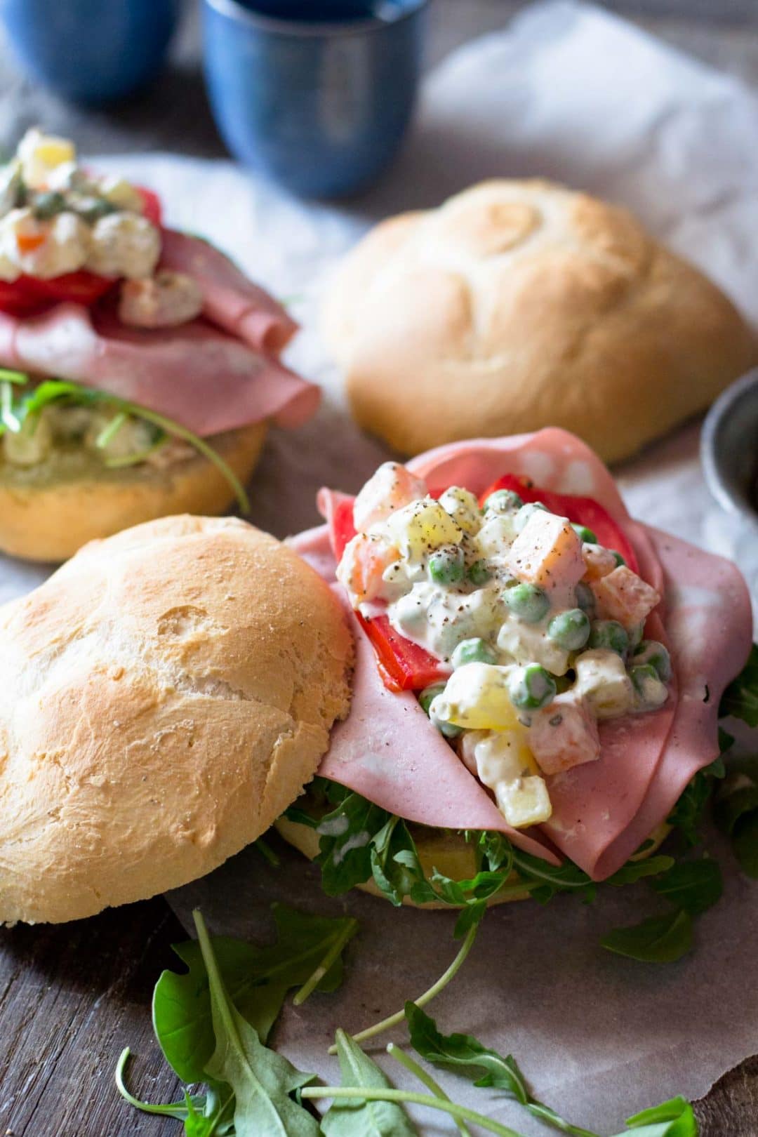 Easy Russian Salad - Insalata Russa - Inside The Rustic Kitchen