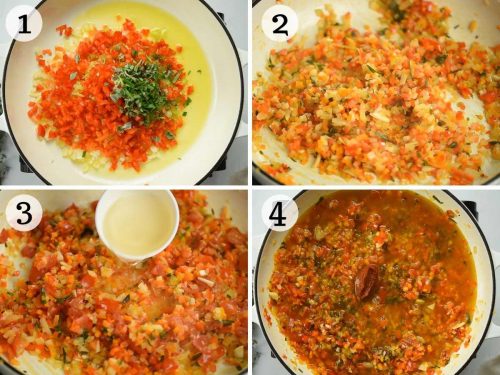 Vegetable Ragu with Pappardelle Pasta - Inside The Rustic Kitchen