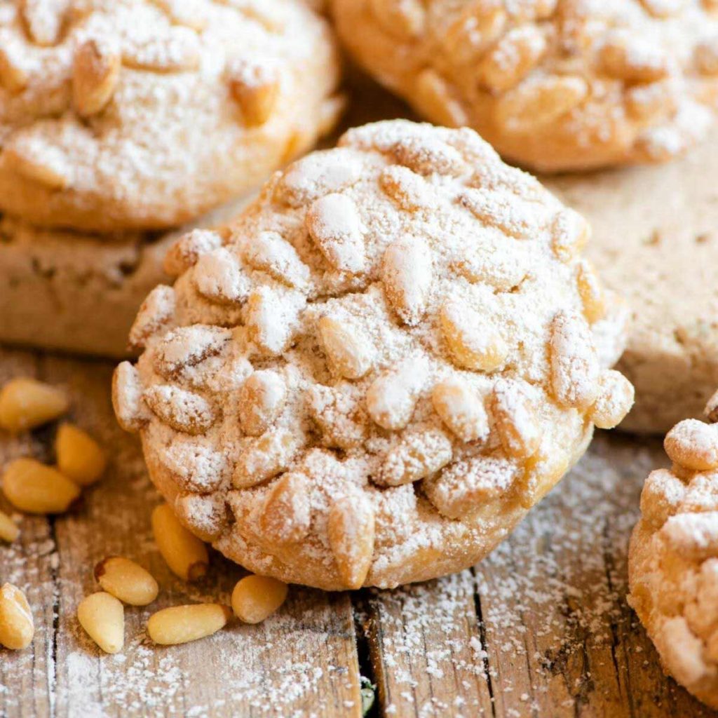 Pignoli Cookies (Biscotti ai Pinoli) - Inside The Rustic Kitchen
