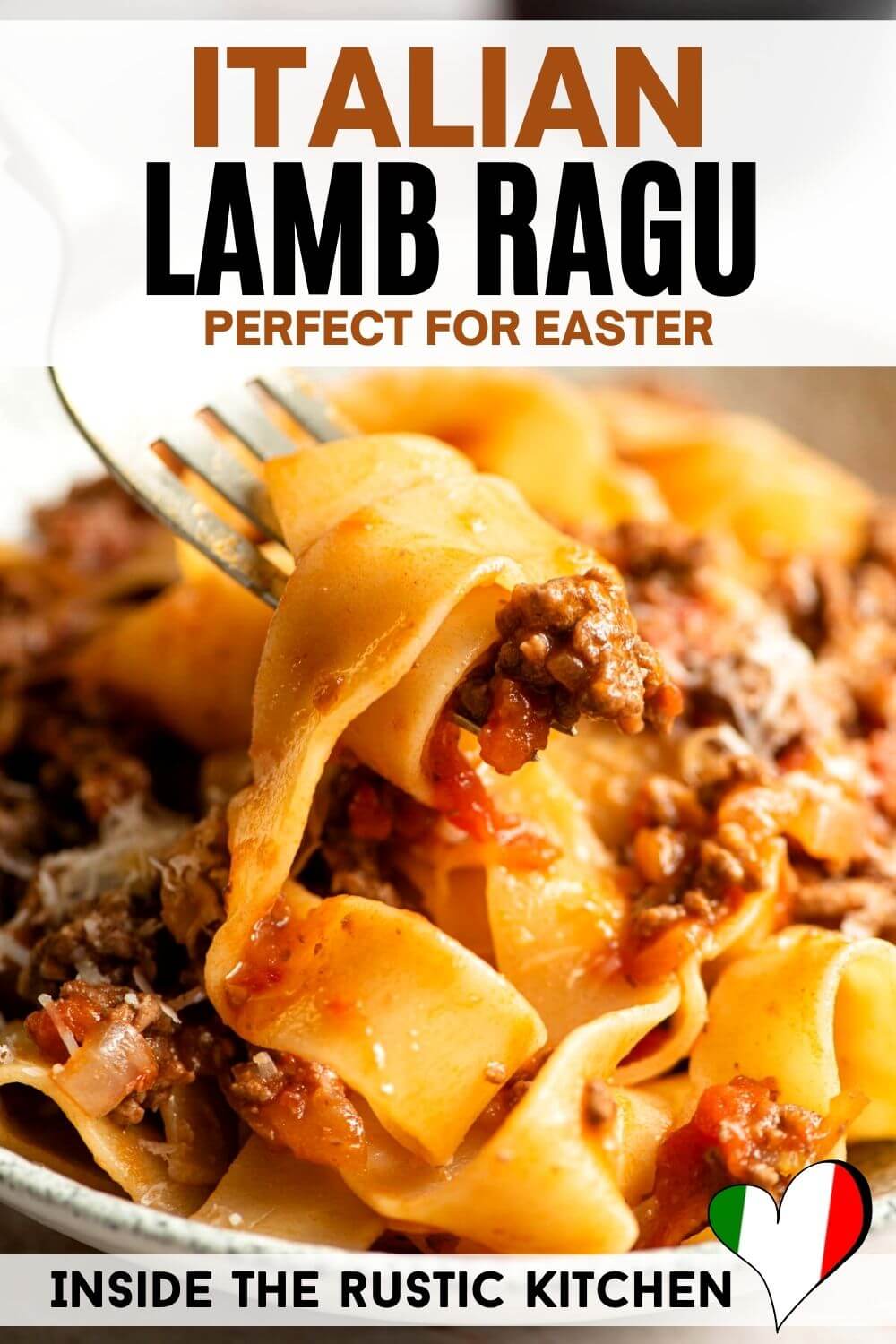 Italian Lamb Ragu (Ragu di Agnello) - Inside The Rustic Kitchen