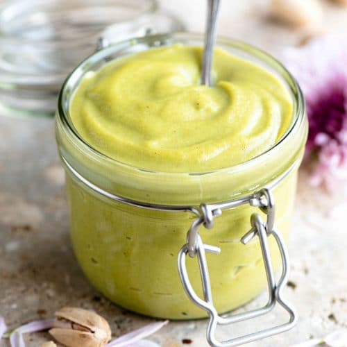Italian Pistachio Cream (Crema al Pistacchio) - Inside The Rustic Kitchen