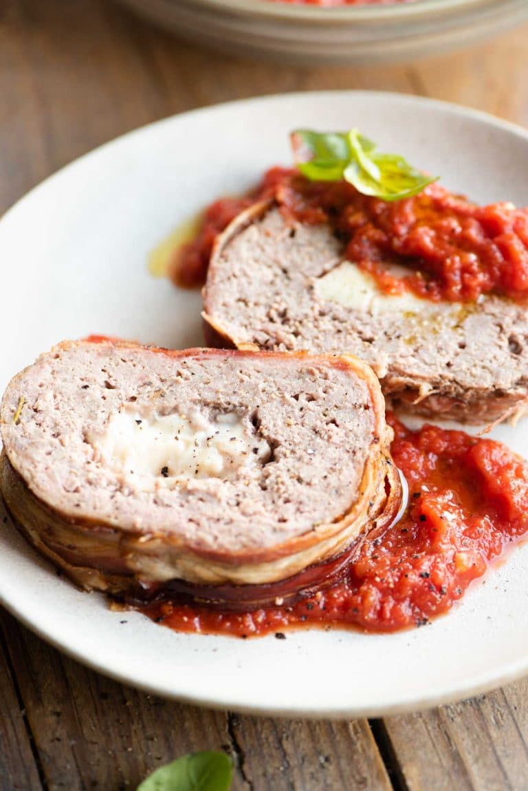 Italian Meatloaf Wrapped in Pancetta (Polpettone) - Inside The Rustic ...