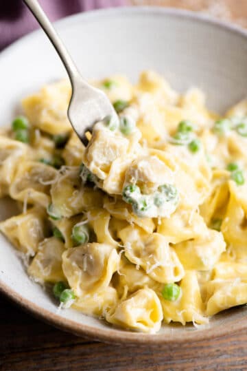Tortellini alla Panna - Inside The Rustic Kitchen