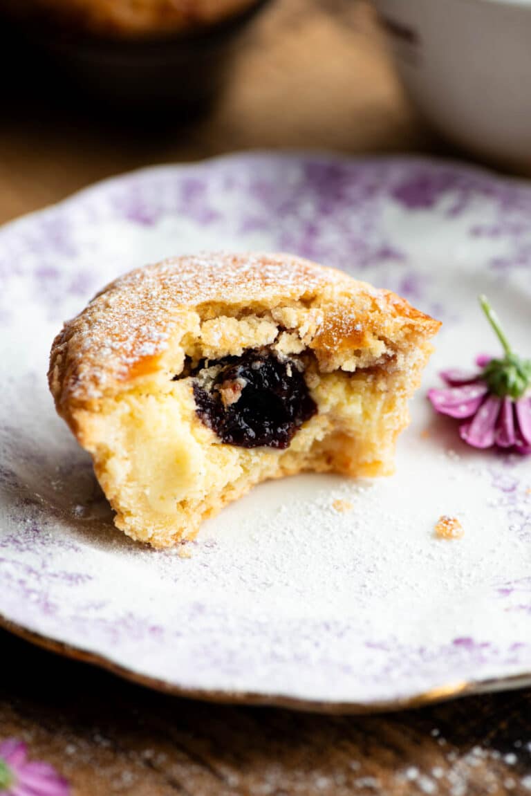 Pasticciotti (Italian Cream Filled Pastries) - Inside The Rustic Kitchen