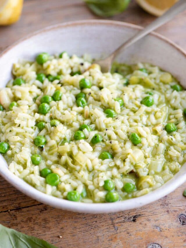 Simple Saffron Risotto - Inside The Rustic Kitchen