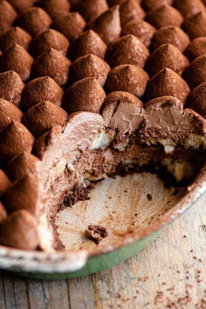 Irresistible Chocolate Tiramisu - Inside The Rustic Kitchen
