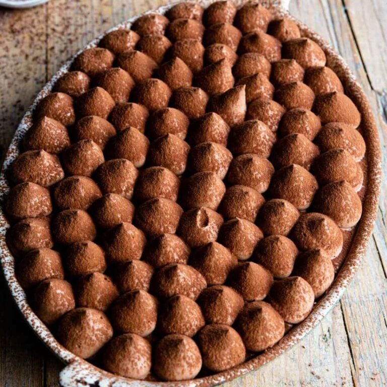 Irresistible Chocolate Tiramisu - Inside The Rustic Kitchen