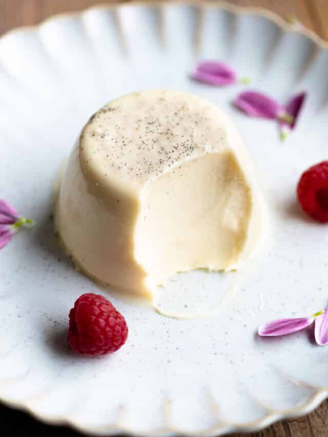 White Chocolate Panna Cotta - Inside The Rustic Kitchen