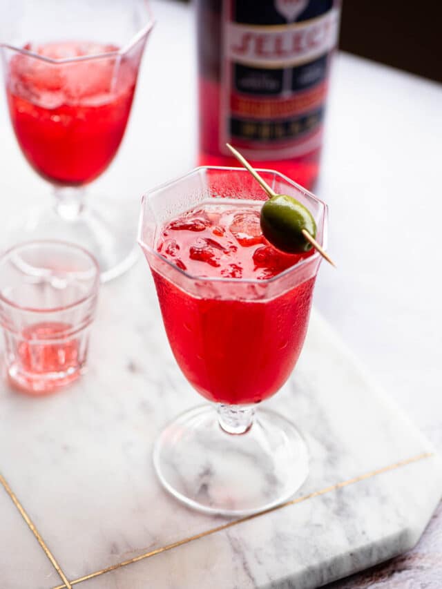 Sgroppino (Lemon Sorbet Cocktail) - Inside The Rustic Kitchen