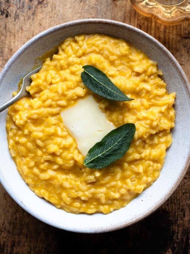 Risotto al Limone (Lemon Risotto) - Inside The Rustic Kitchen