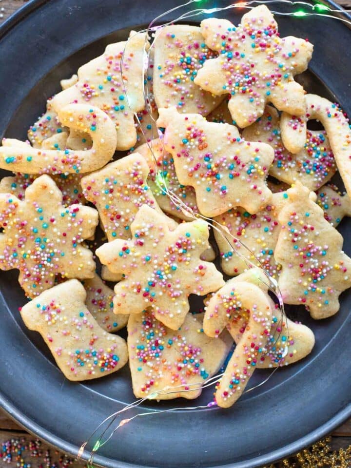 Italian Butter Cookies (Pasta Frolla Montata) - Inside The Rustic Kitchen