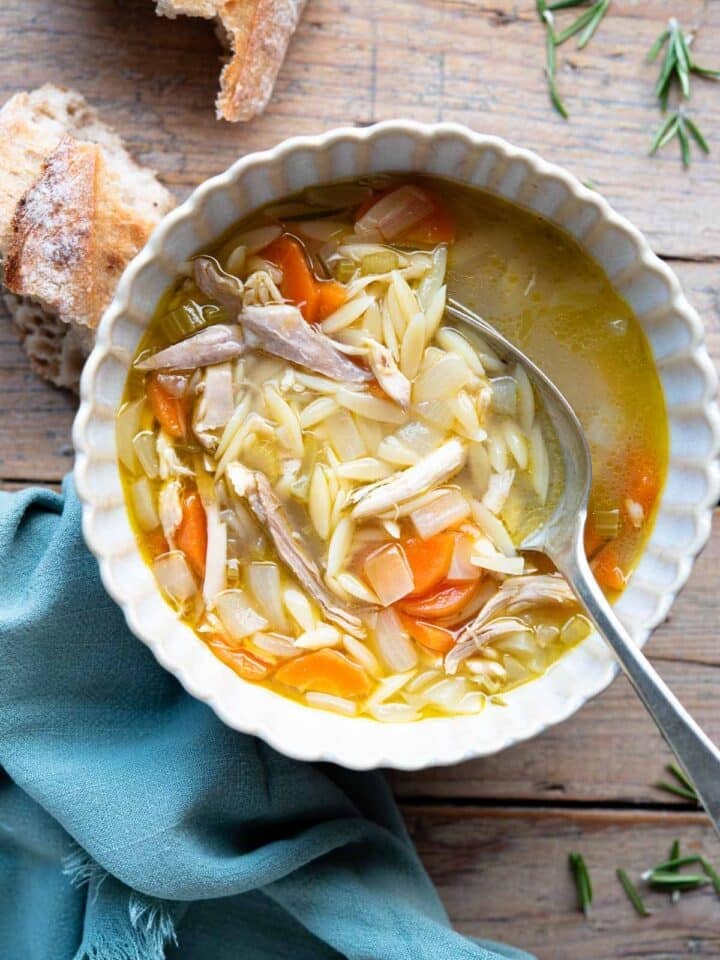 Butternut Squash Pasta Soup with Crispy Pancetta - Inside The Rustic ...