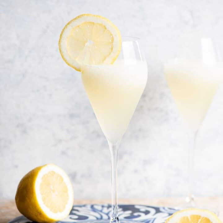 Sgroppino (Lemon Sorbet Cocktail) - Inside The Rustic Kitchen