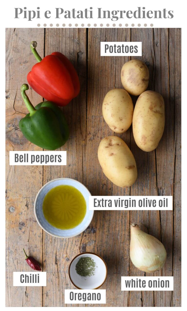 Pipi e Patati (Calabrian Peppers and Potatoes) - Inside The Rustic Kitchen