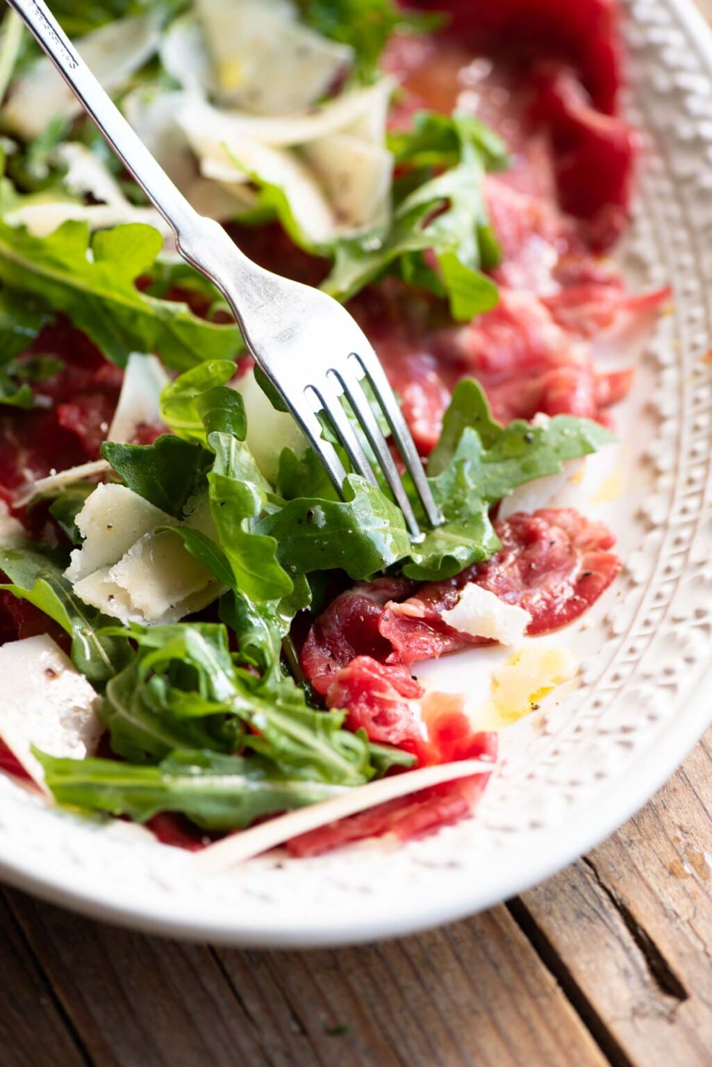 Classic Beef Carpaccio - Inside The Rustic Kitchen