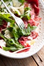Classic Beef Carpaccio - Inside The Rustic Kitchen