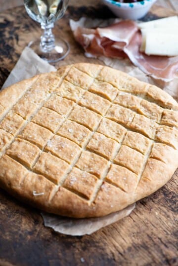 Pizza Scima (Abruzzese Flatbread) - Inside The Rustic Kitchen