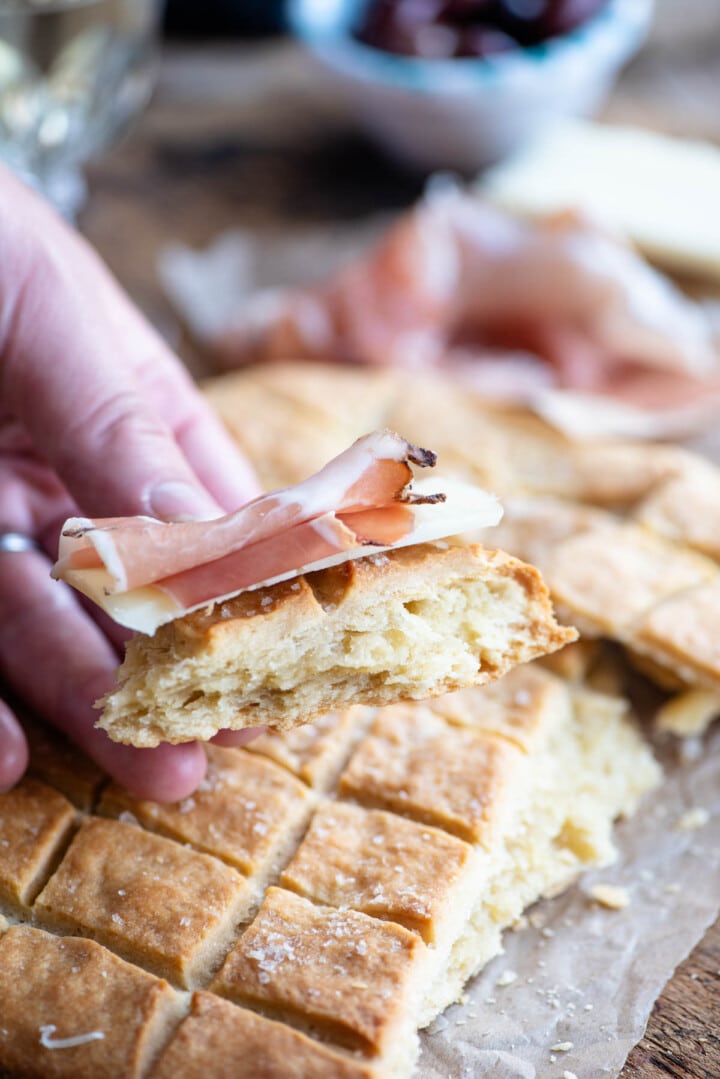Pizza Scima (Abruzzese Flatbread) - Inside The Rustic Kitchen