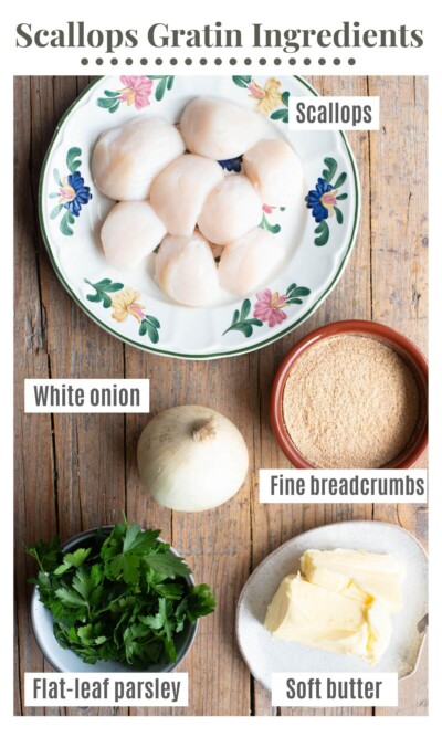Friulian Scallops Gratin (Capesante Gratinate) - Inside The Rustic Kitchen