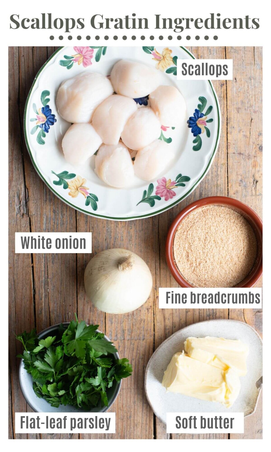 Friulian Scallops Gratin (Capesante Gratinate) - Inside The Rustic Kitchen