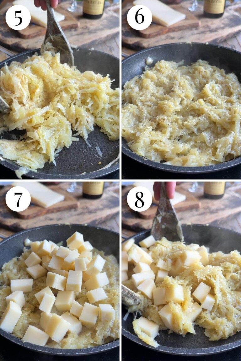 Frico (Cheesy, Potato and Onion Cake) - Inside The Rustic Kitchen