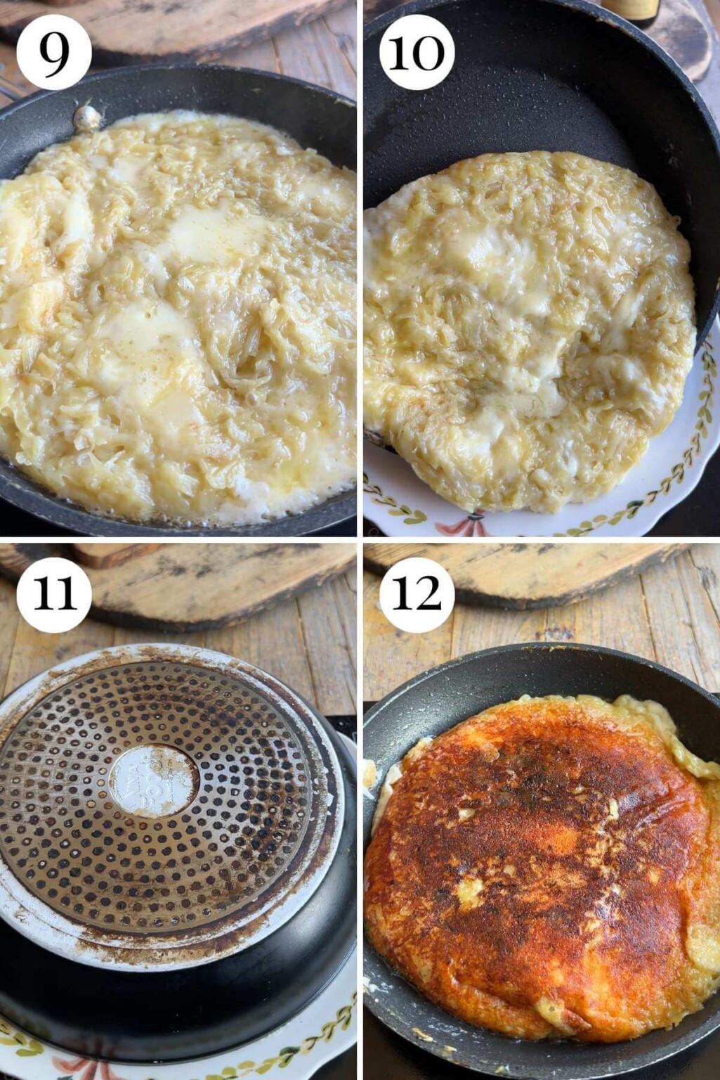Frico (Cheesy, Potato and Onion Cake) - Inside The Rustic Kitchen