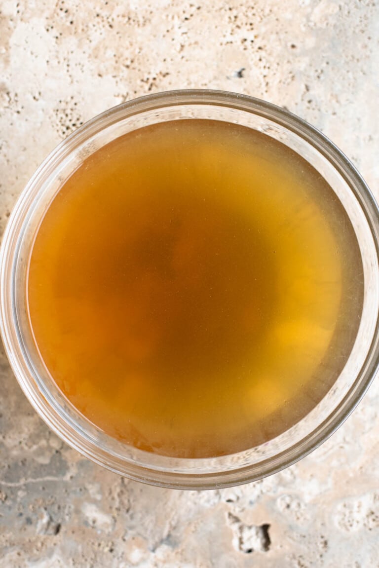 Brodo di Carne (Italian Meat Broth) - Inside The Rustic Kitchen