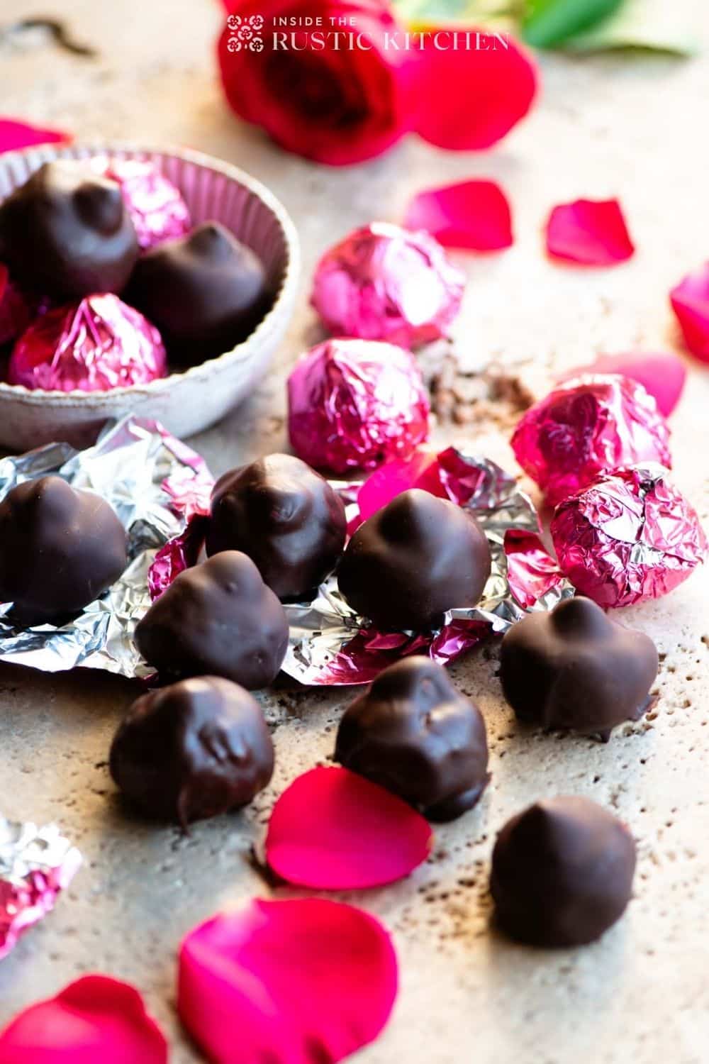 Homemade Baci Chocolates (Italian Kisses) - Inside The Rustic Kitchen