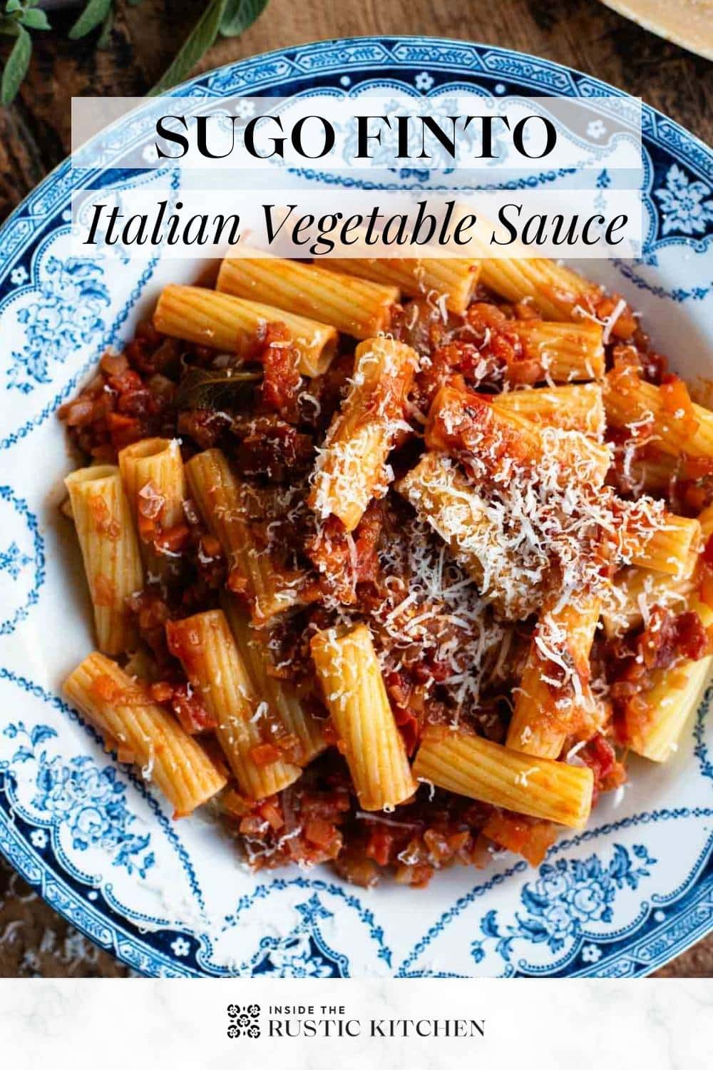 Sugo Finto (Vegetable Sauce) - Inside The Rustic Kitchen