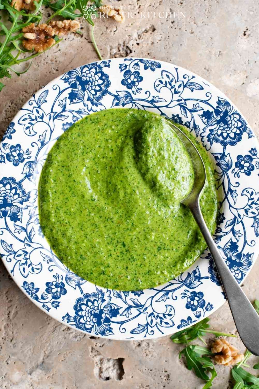 Arugula Pesto - Inside The Rustic Kitchen