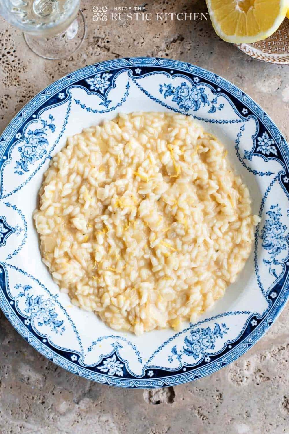 Risotto al Limone (Lemon Risotto) - Inside The Rustic Kitchen