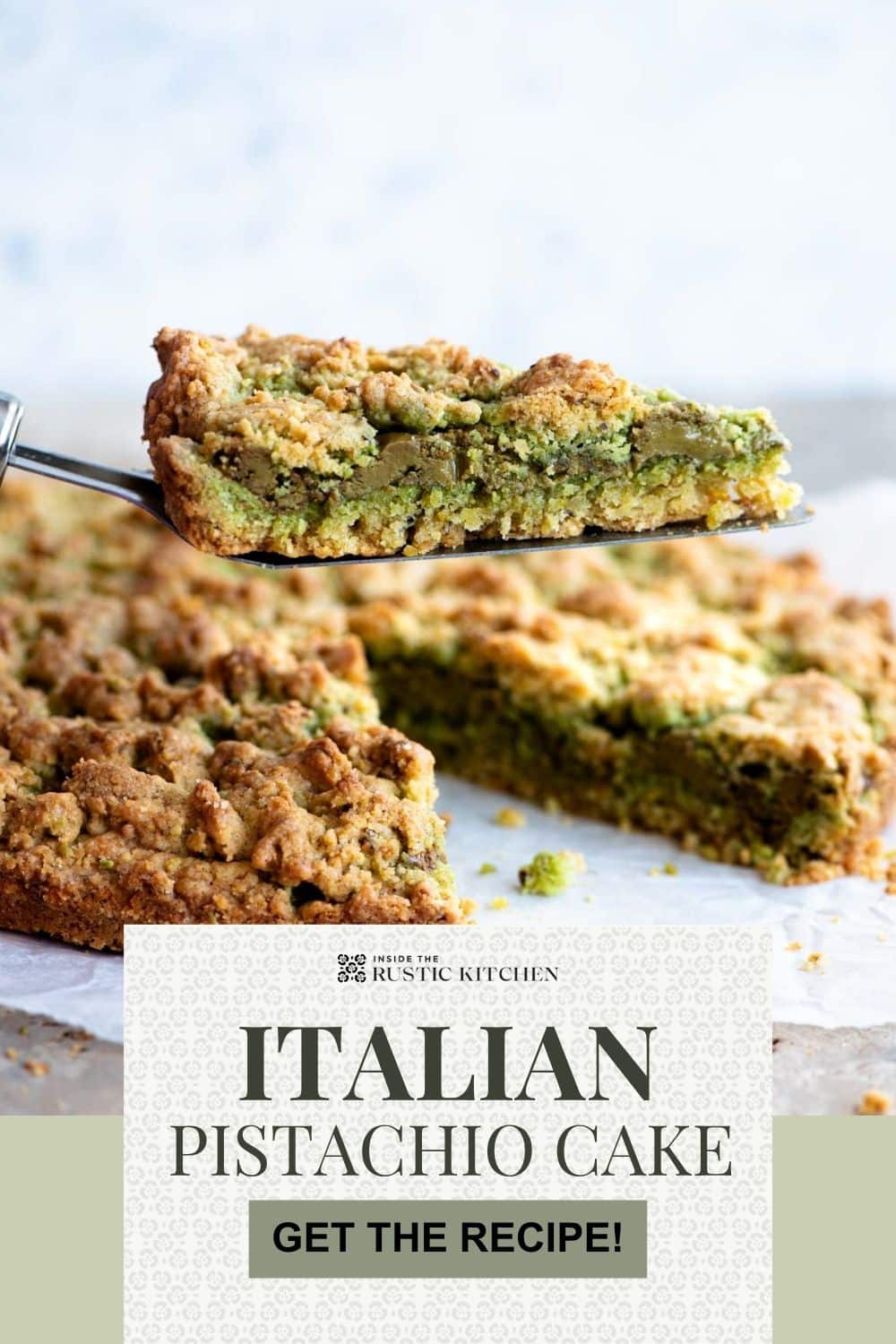 Sbrisolona al Pistacchio (Italian Pistachio Crumb Cake) - Inside The ...