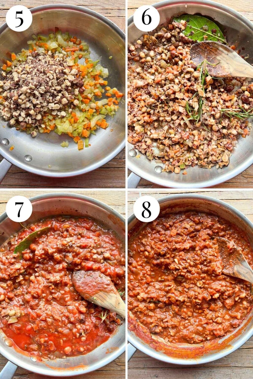 Piedmontese Hazelnut ragu - Inside The Rustic Kitchen